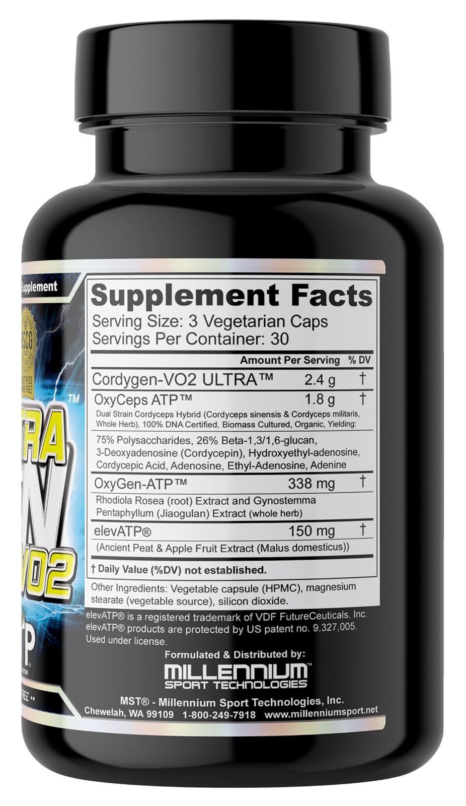 MST cordyceps VO2-caps benefits