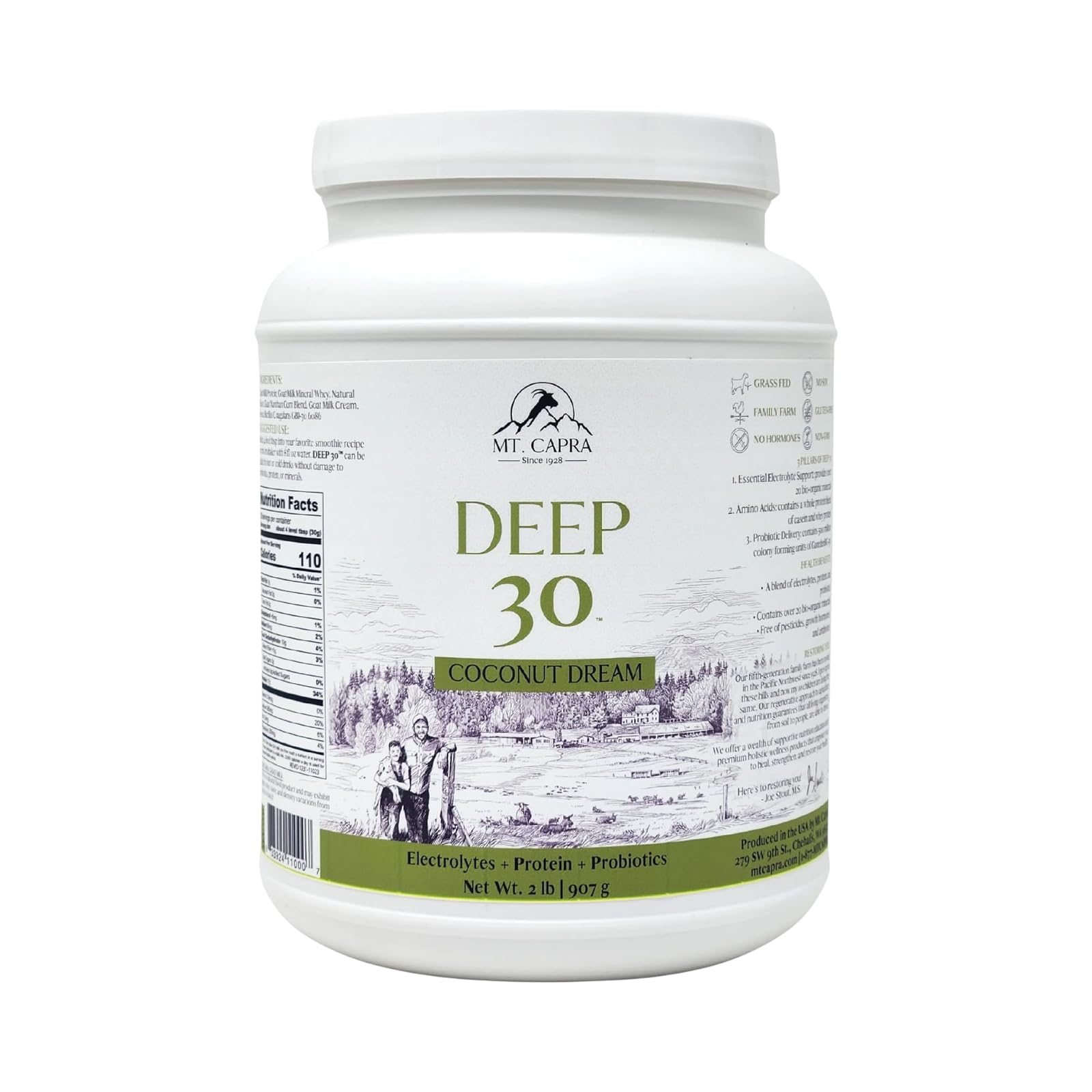 Mt. Capra meal replacement shake coconut