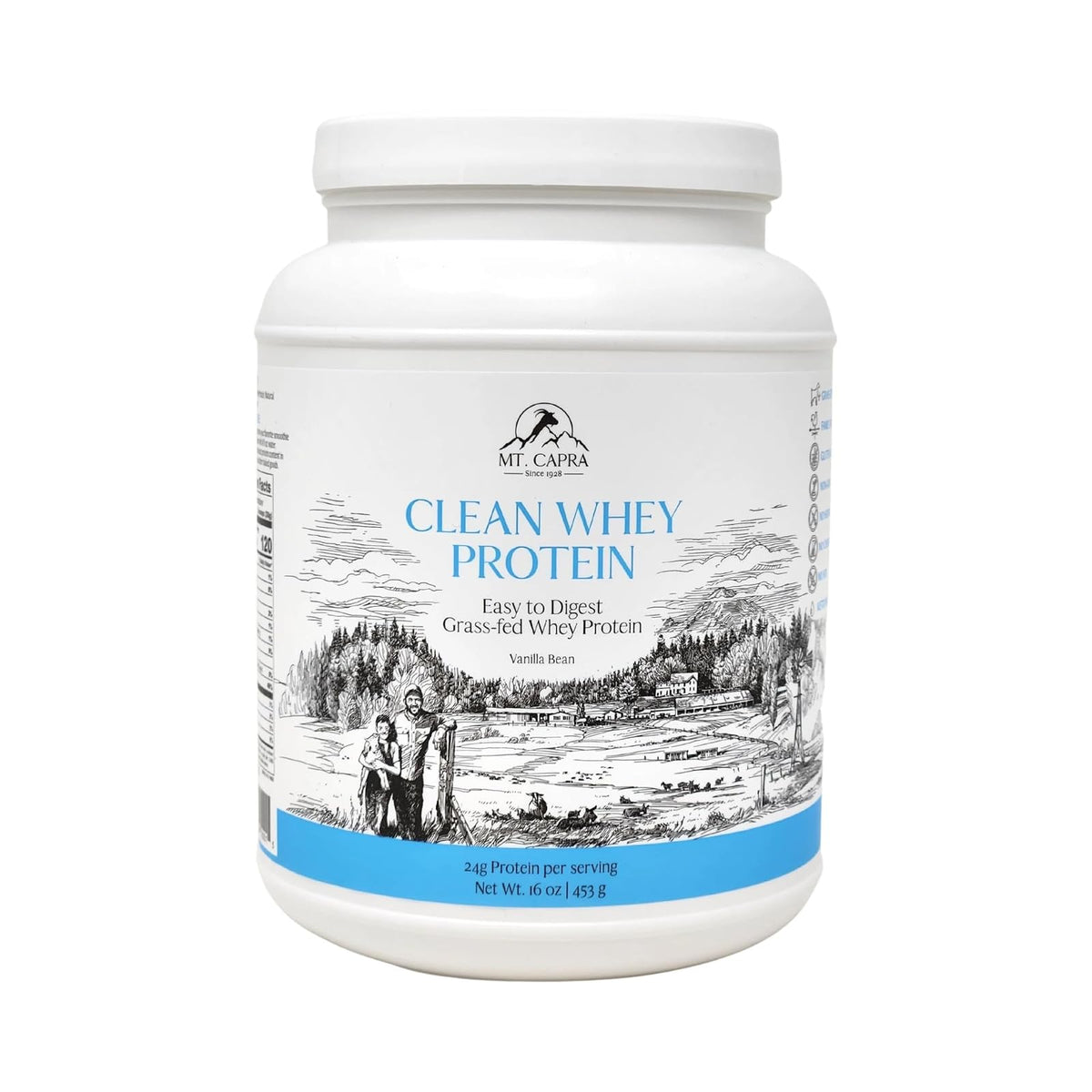 Mt. Capra whey protein powder