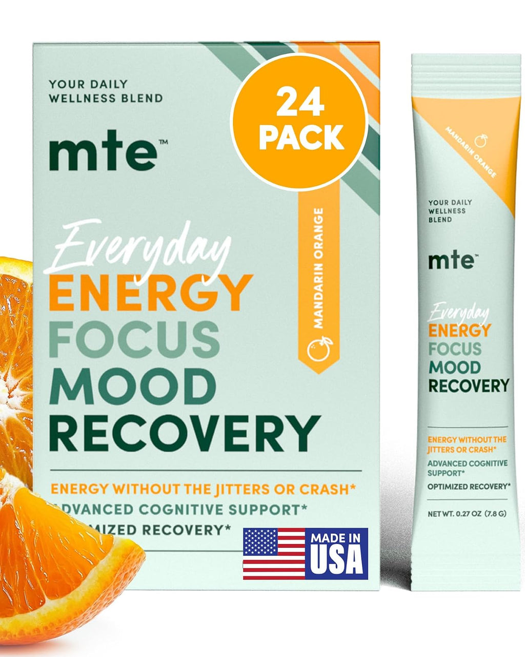 MTE energy drink powder packets