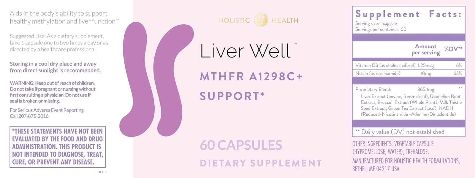 MTHFR support for optimal function