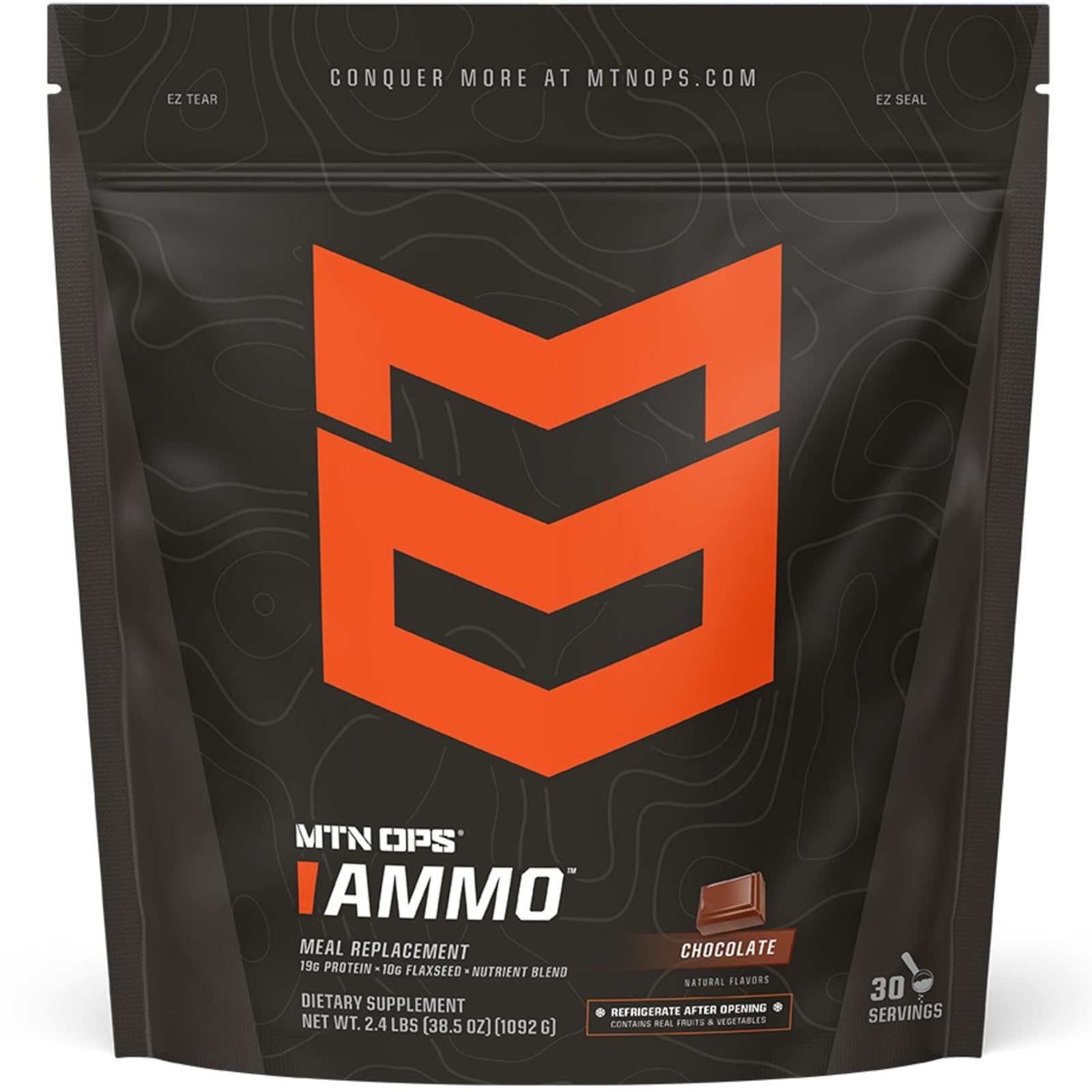 MTN OPS chocolate meal replacement powder