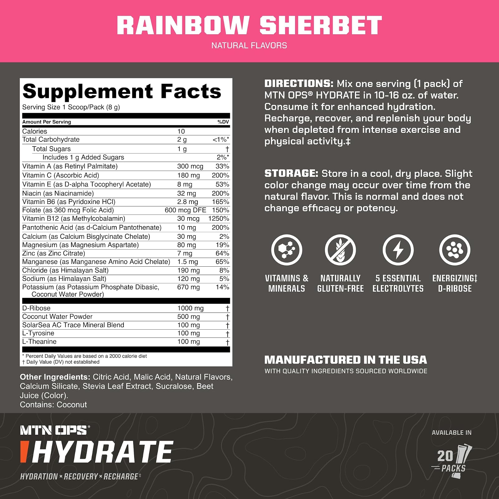 MTN OPS electrolyte hydration solution
