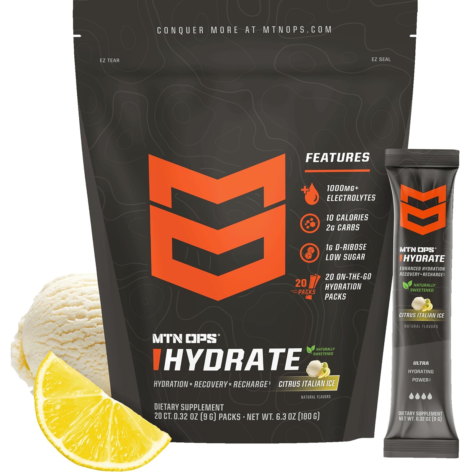 MTN OPS electrolyte packets for hydration