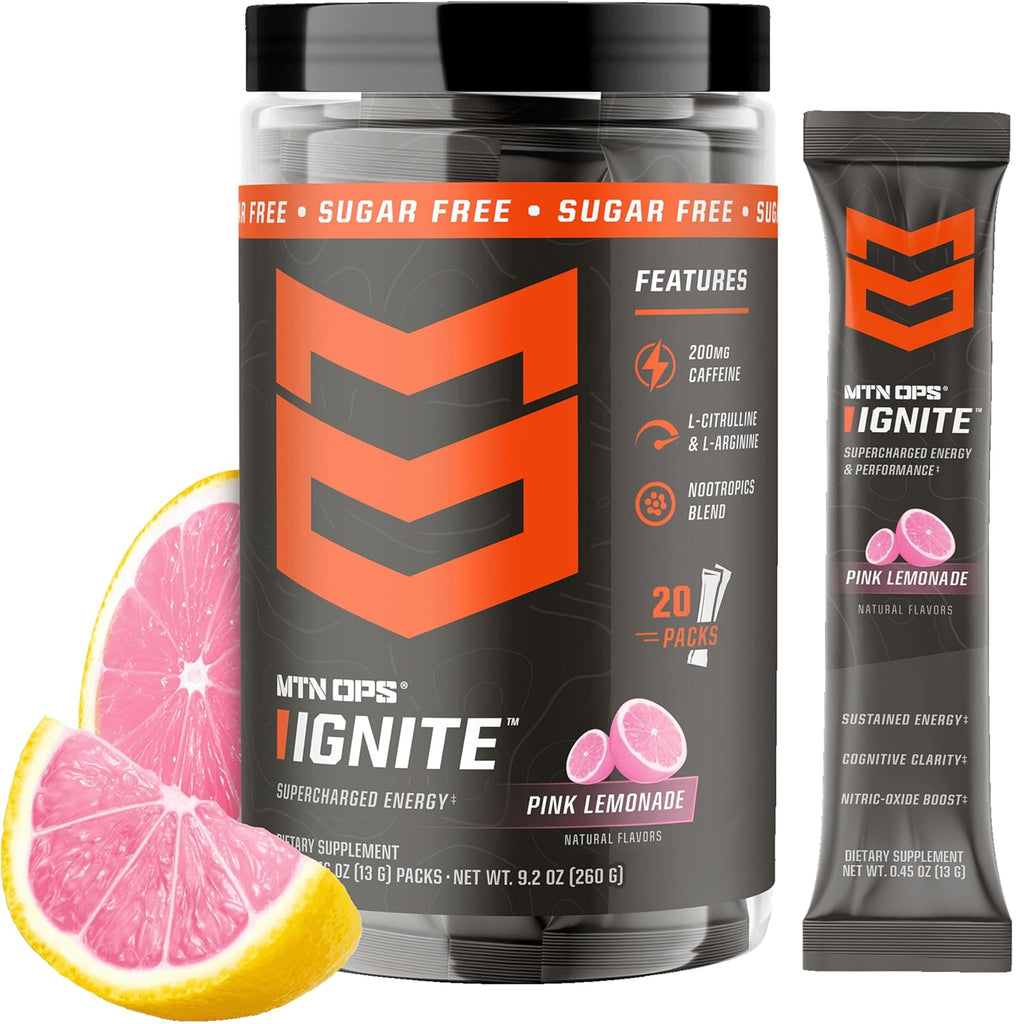 MTN OPS Ignite energy powder benefits