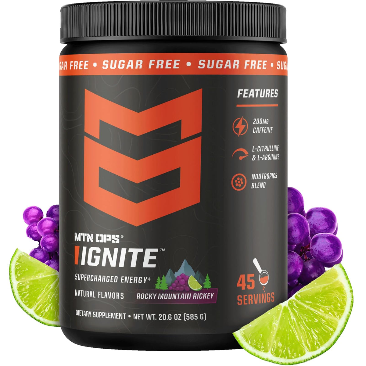 MTN OPS Ignite energy powder benefits