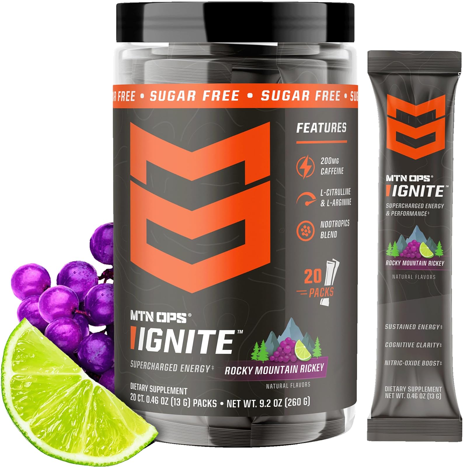 MTN OPS Ignite energy powder benefits
