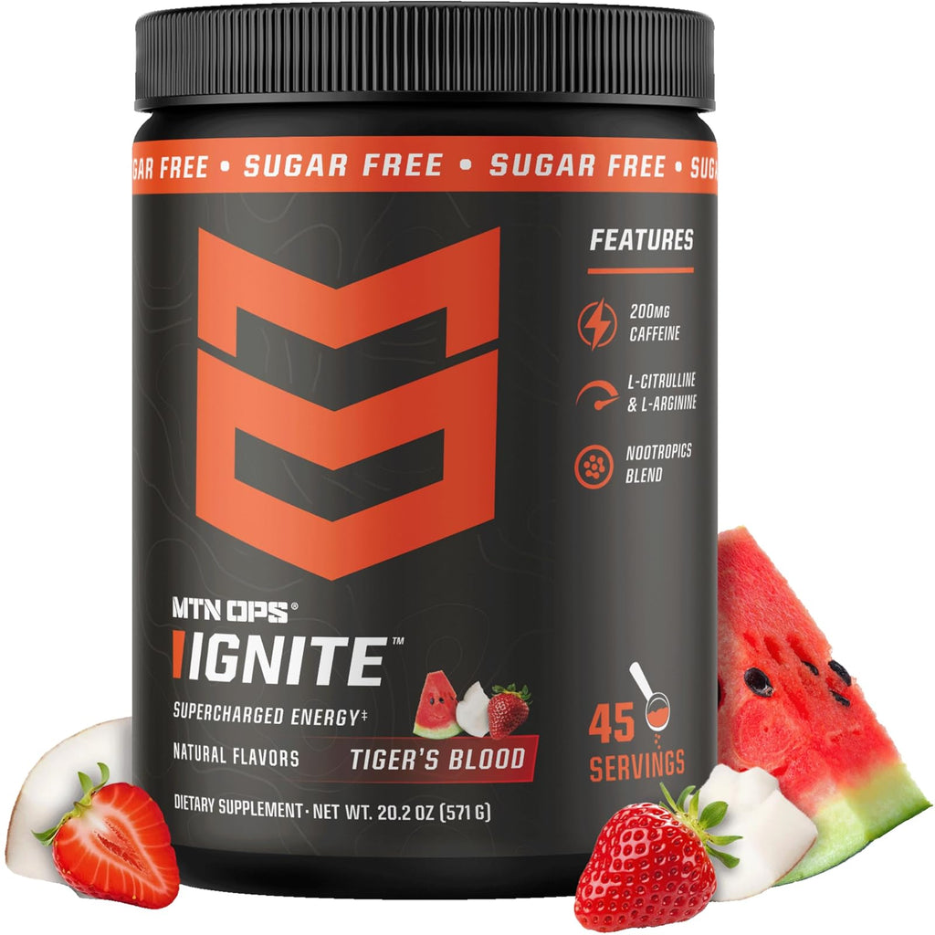 MTN OPS Ignite energy powder benefits