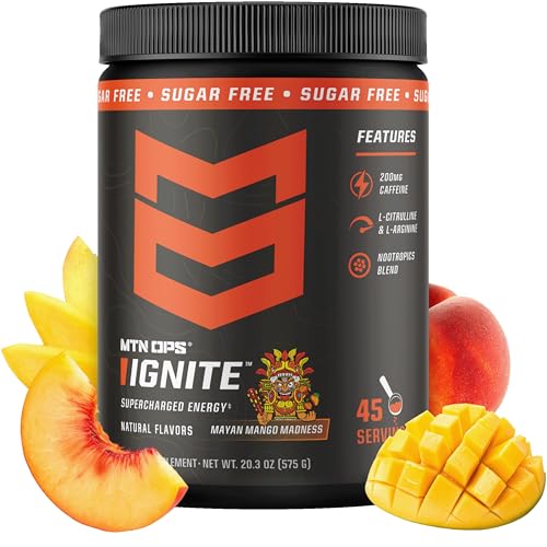 MTN OPS Ignite energy powder Mayan Mango