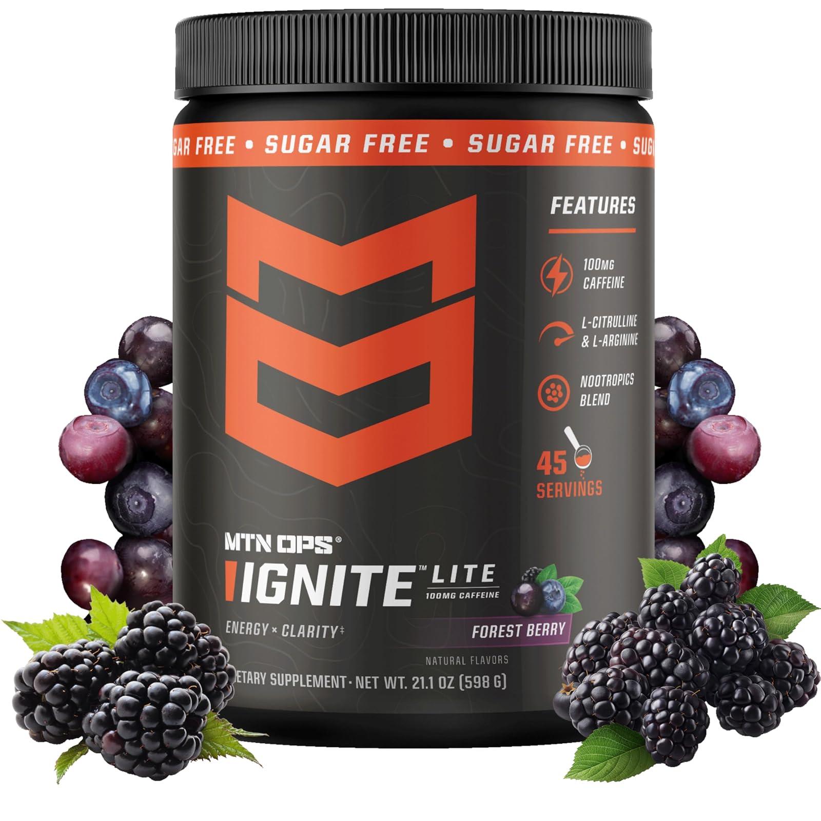 MTN OPS Ignite Lite energy powder