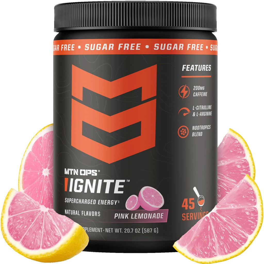 MTN OPS pre-workout energy boost