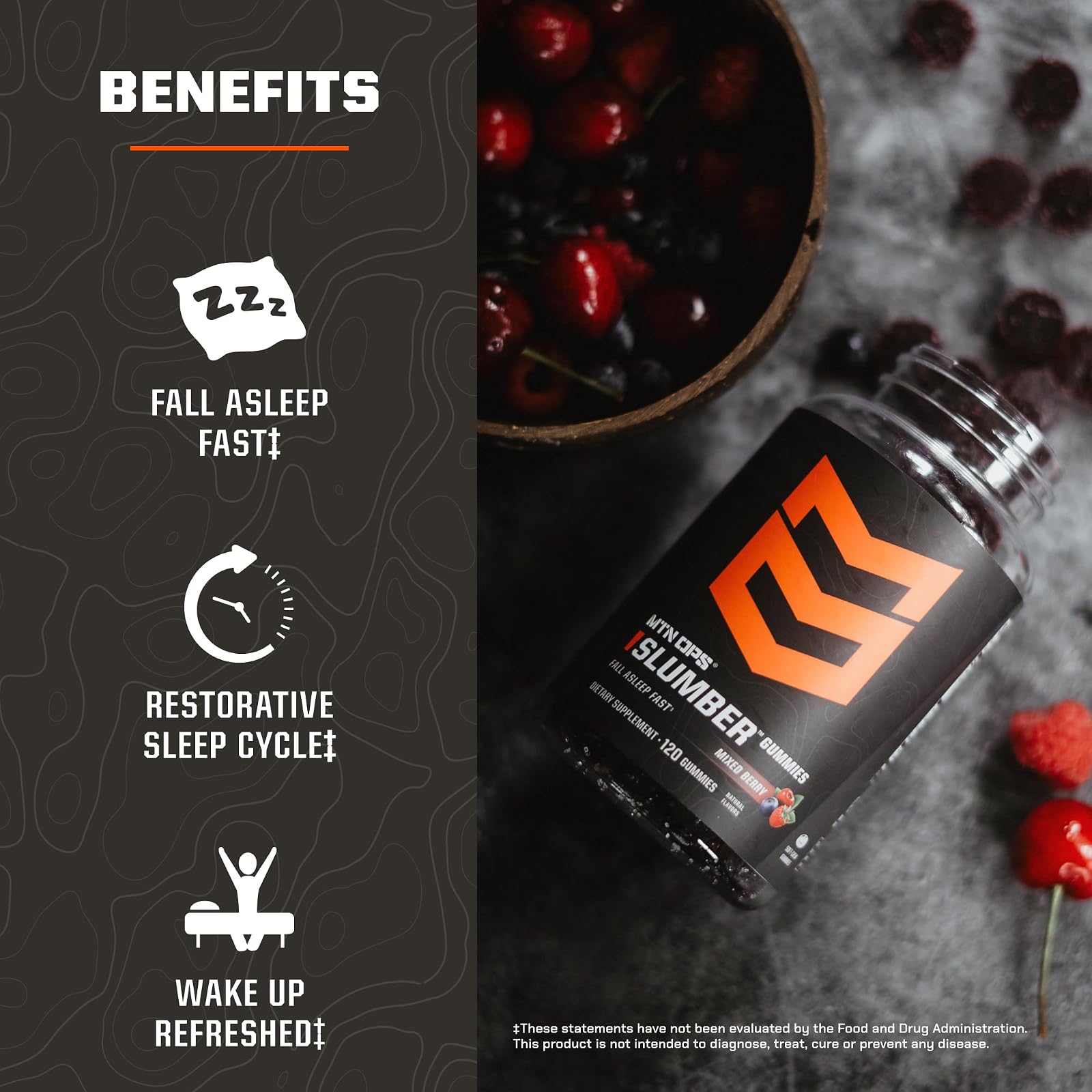 MTN OPS Slumber Gummies nighttime support