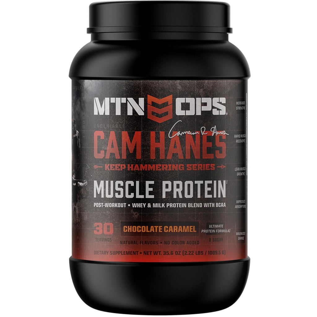 MTN OPS whey protein chocolate caramel