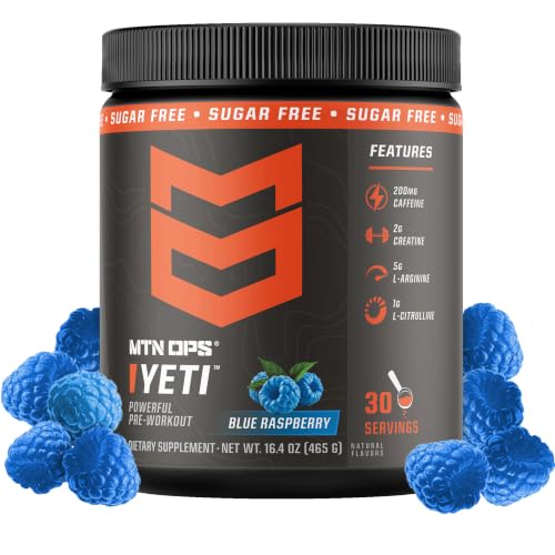 MTN OPS Yeti pre-workout energy boost