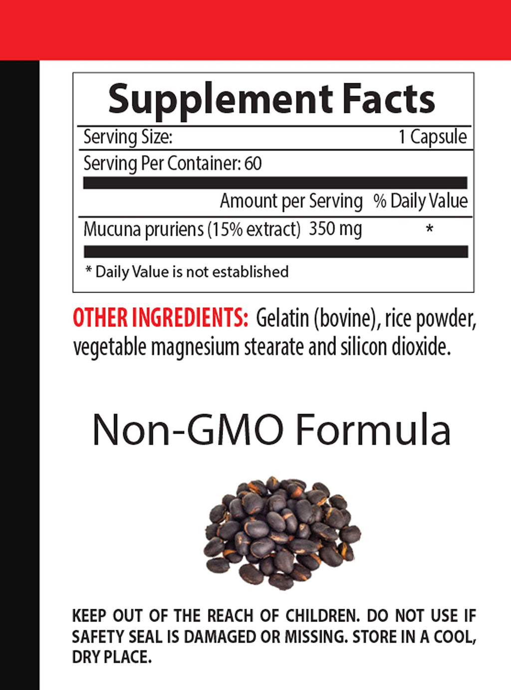 Mucuna extract for overall wellness