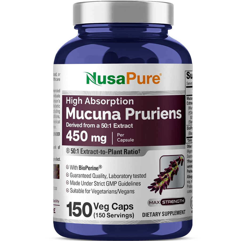 Mucuna Pruriens multivitamins for energy