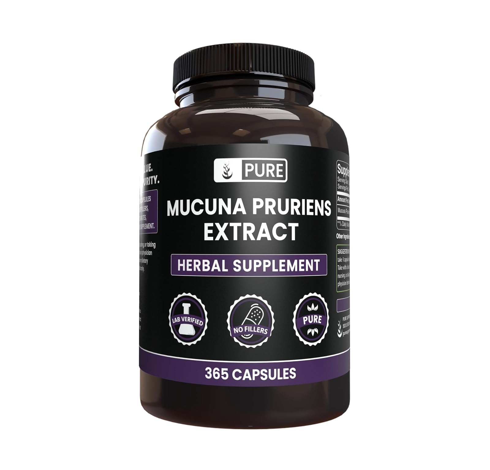 Mucuna Pruriens vitamin A capsules