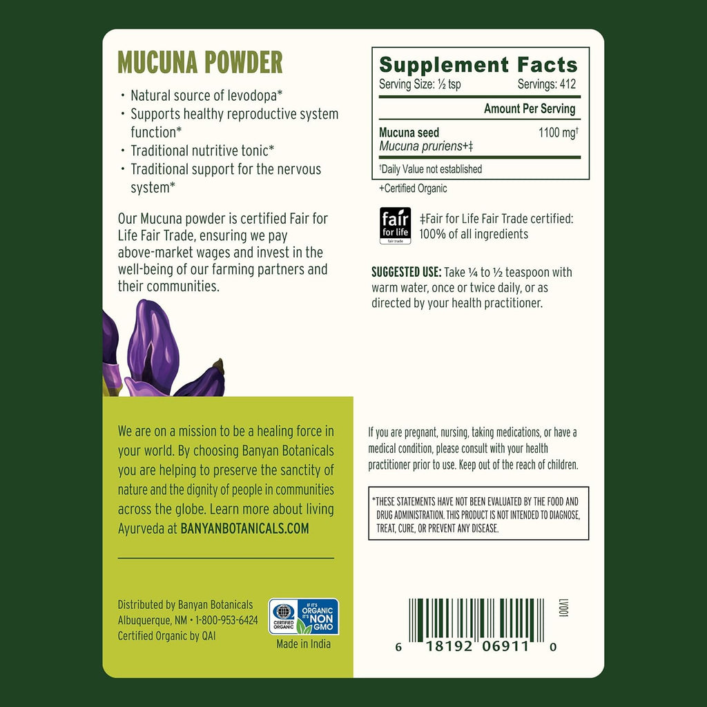 Mucuna pruriens vitamin A supplement