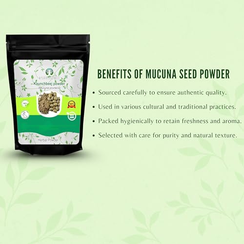 Mucuna seed powder for vitality