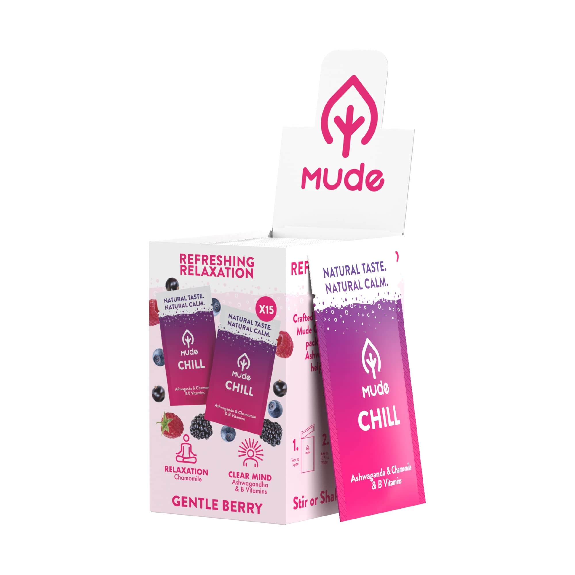 Mude Chill Gentle Berry drink mix