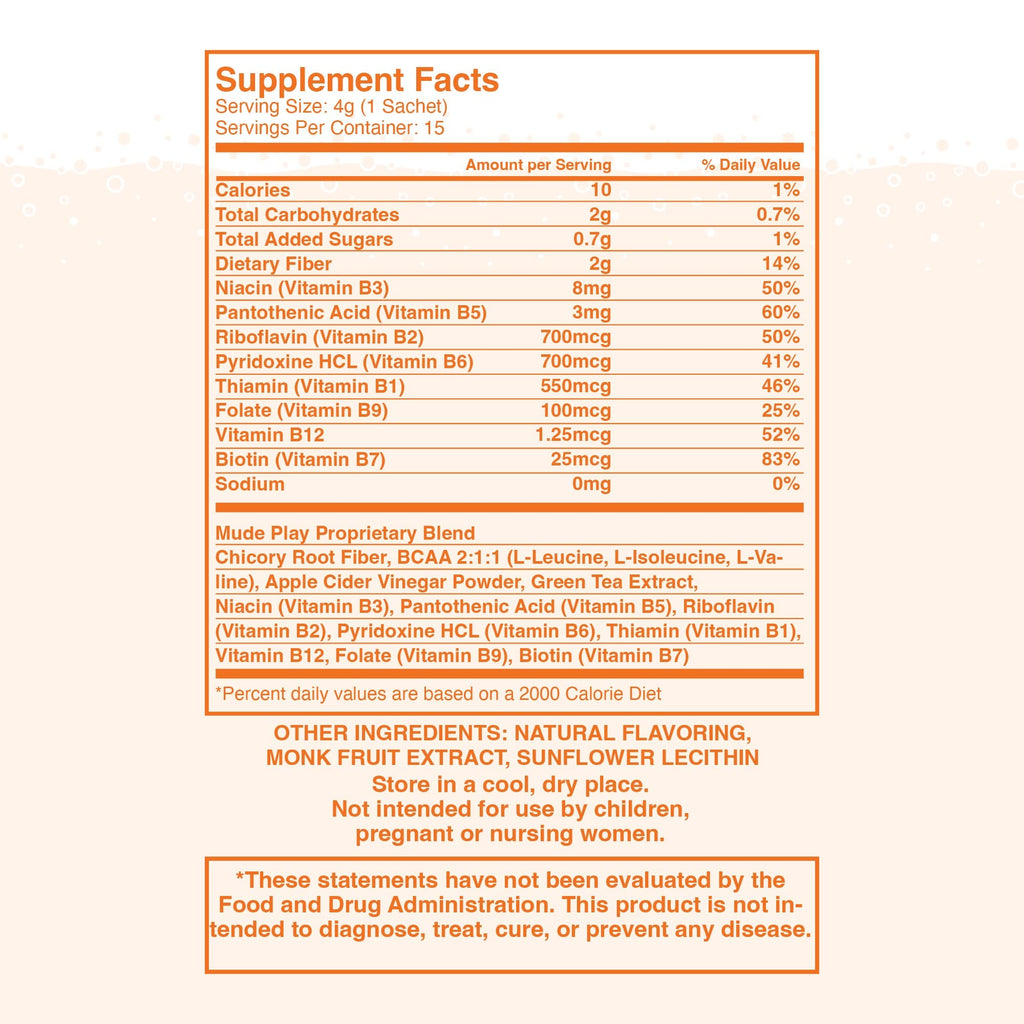 Mude vitamin mix for hydration