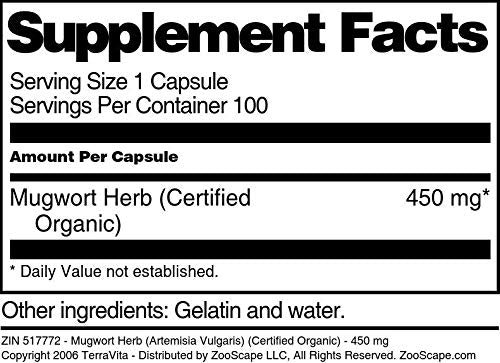 Mugwort herb for stress relief