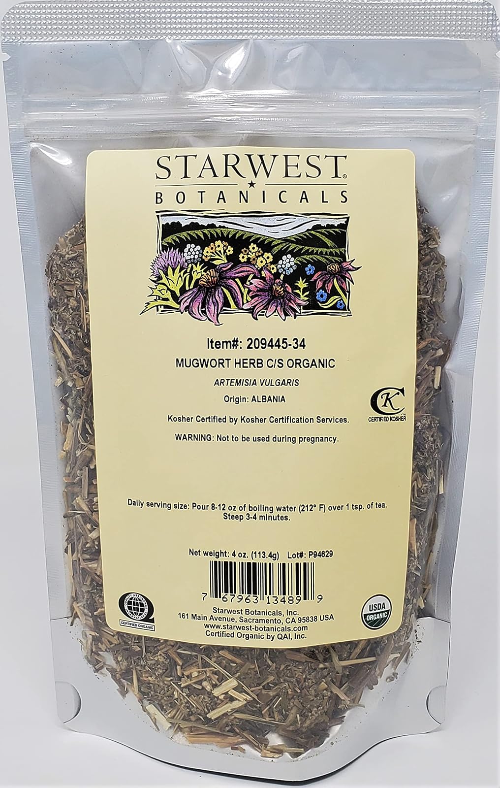 mugwort herbal tea for relaxation