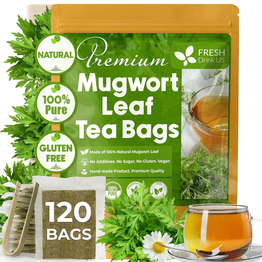 Mugwort leaf herbal tea bags