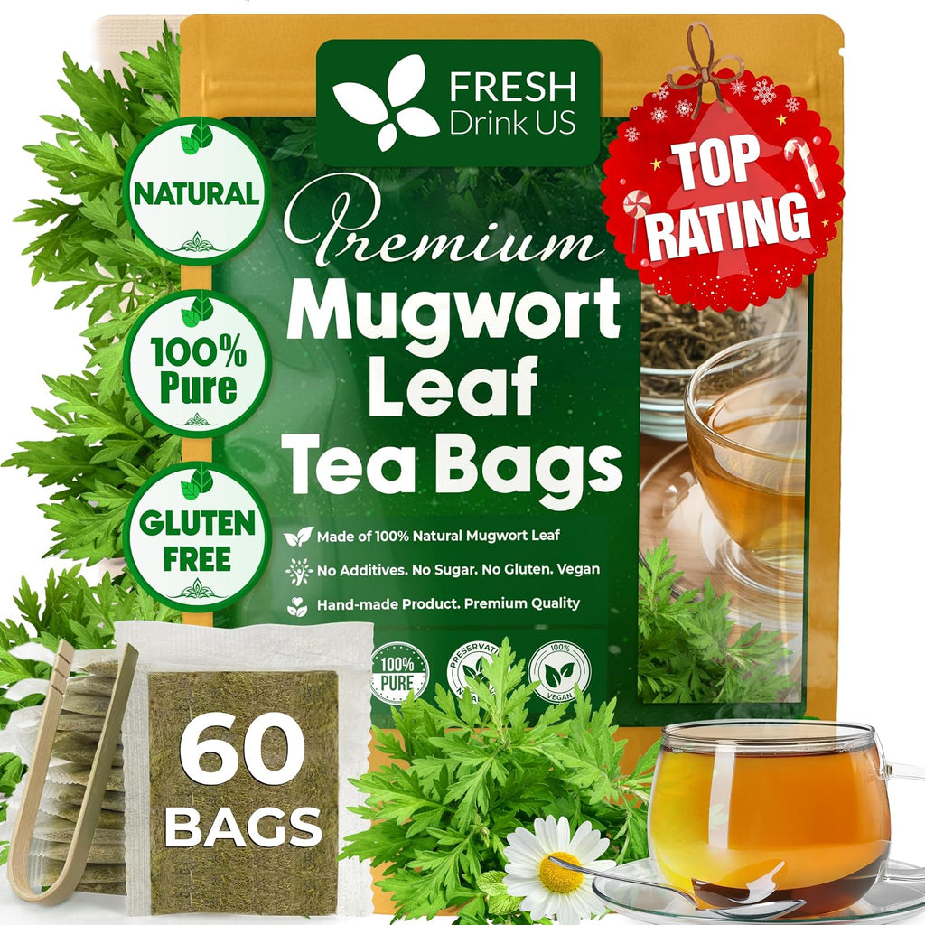 Mugwort leaf herbal tea bags
