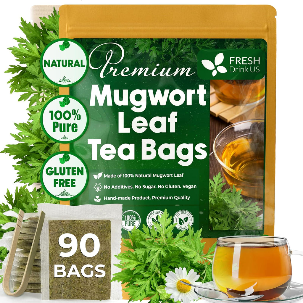 mugwort leaf herbal tea bags