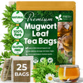 Mugwort leaf tea for relaxation