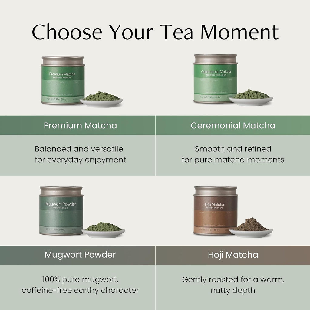 Mugwort powder tea for wellness