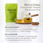 Mugwort tea bags for easy brewing