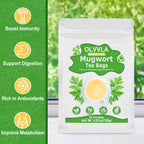 mugwort tea bags for herbal infusion