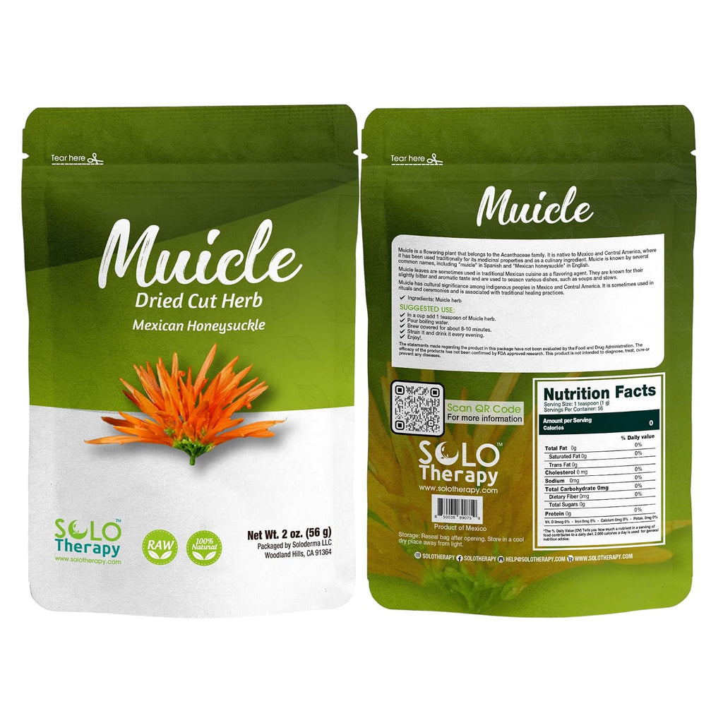 Muicle herbal tea resealable bag