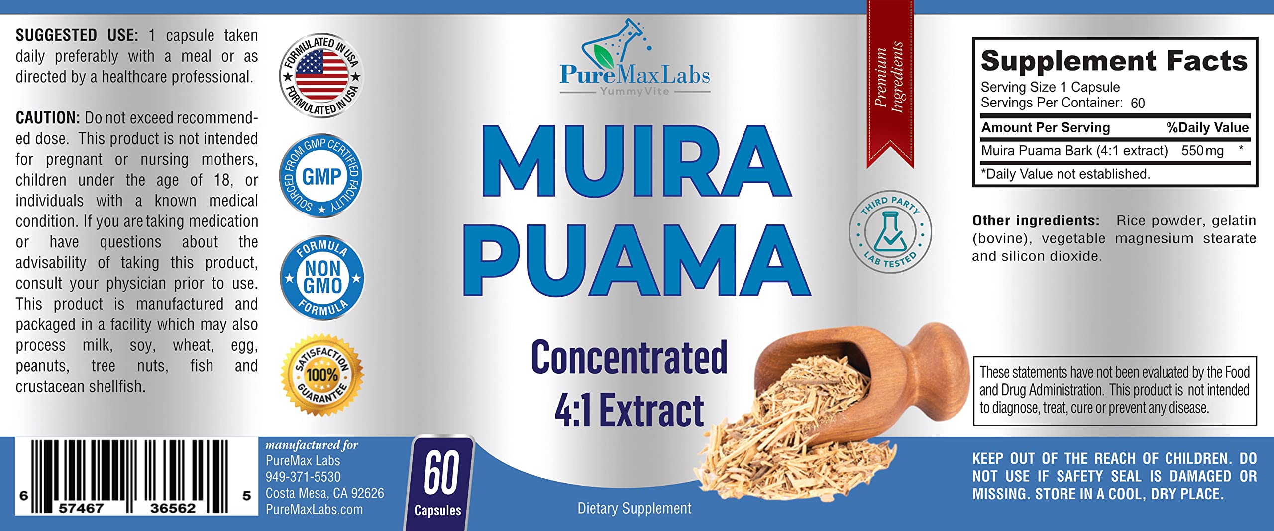 muira puama capsules for mental clarity