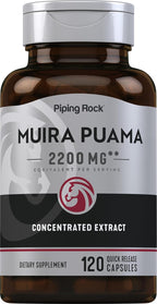 Muira Puama root extract capsules