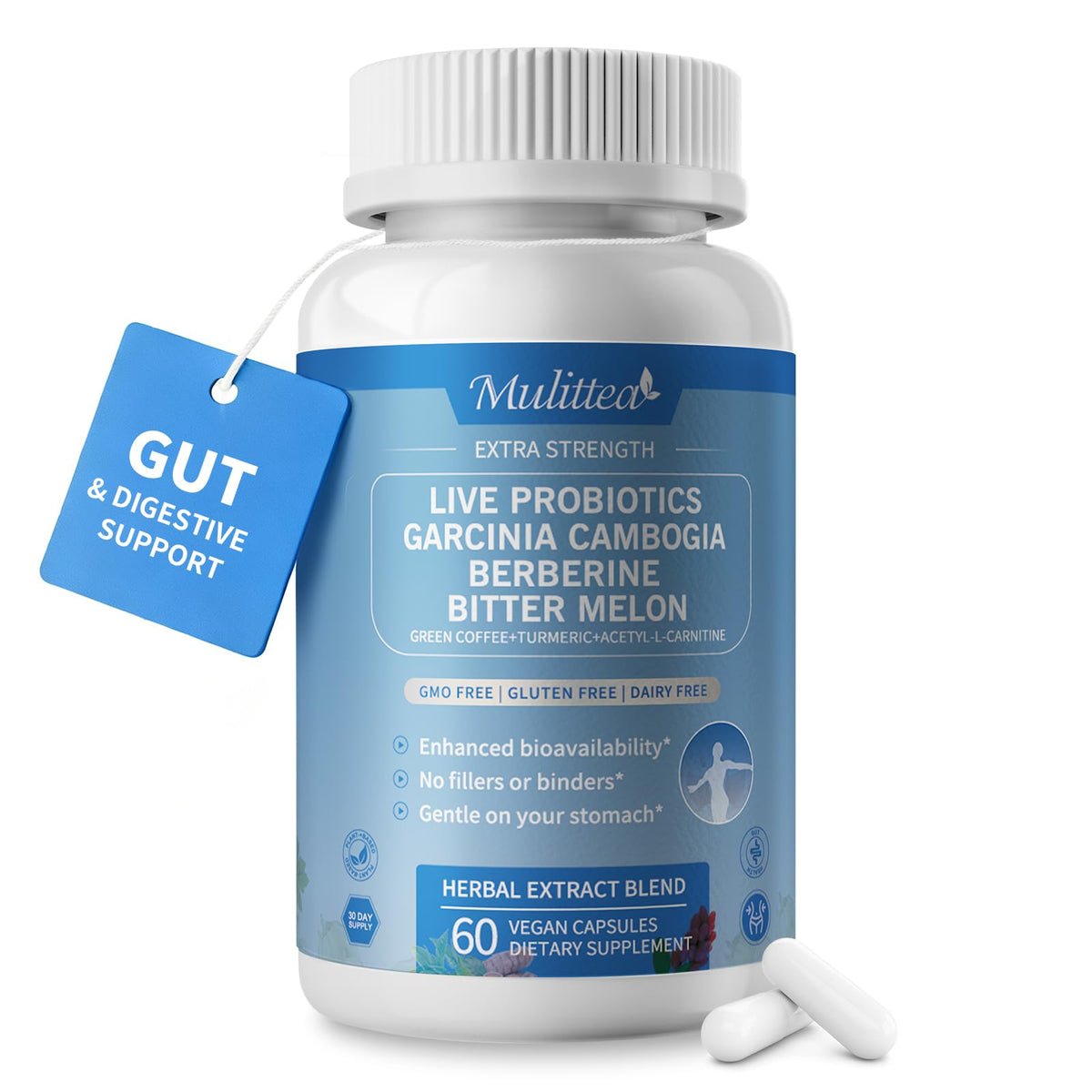Mulittea gut health supplement benefits