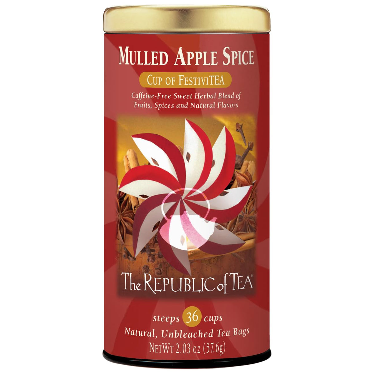 mulled apple spice herbal tea bags