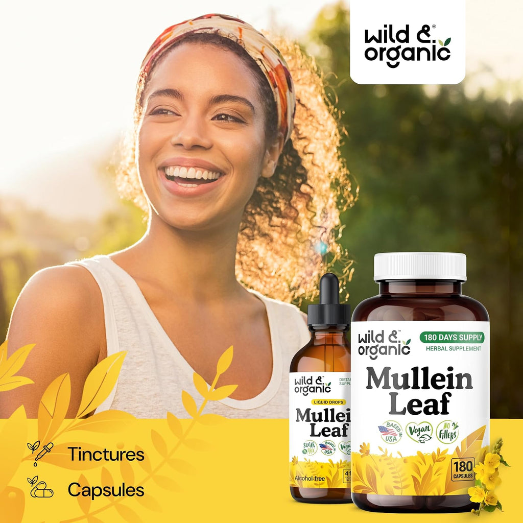 Mullein 180 capsules for daily use
