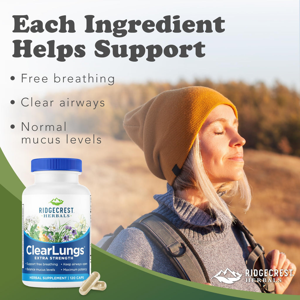 mullein and herbs for clear breathing