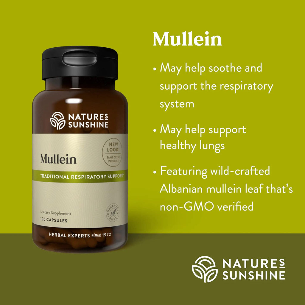 mullein capsules for lung support