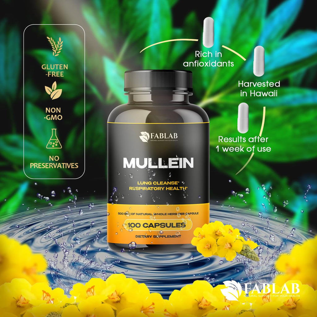 mullein capsules for respiratory health