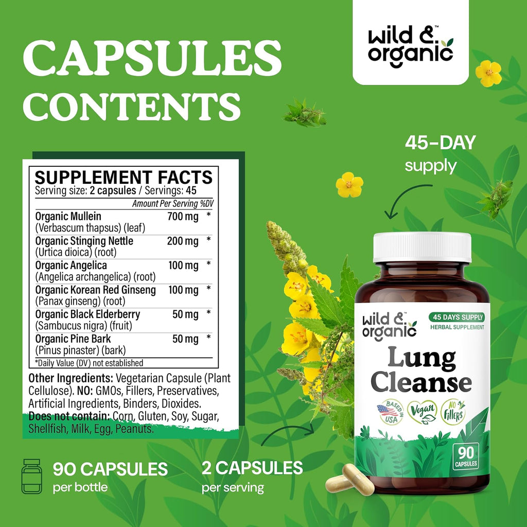 mullein capsules for respiratory health