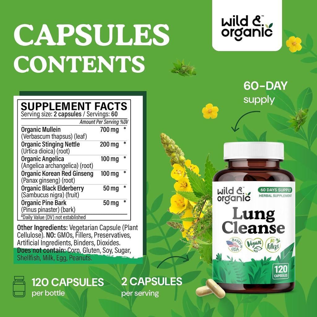 mullein capsules for respiratory support