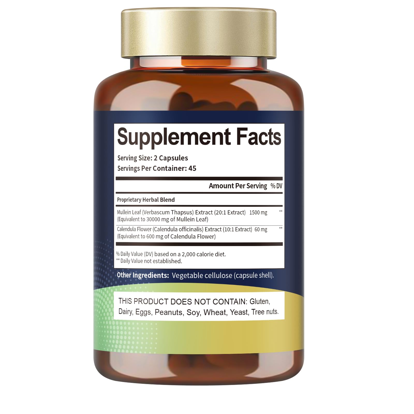 Mullein capsules for respiratory support