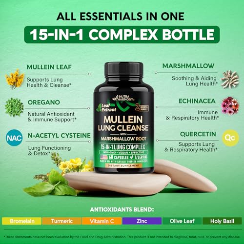 mullein capsules for smokers' wellness