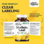 Mullein capsules for soothing throat relief