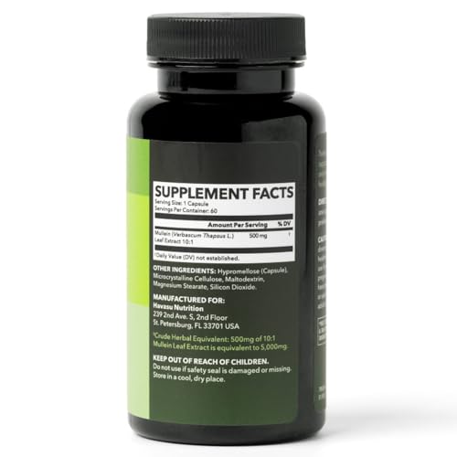 mullein capsules for two month supply