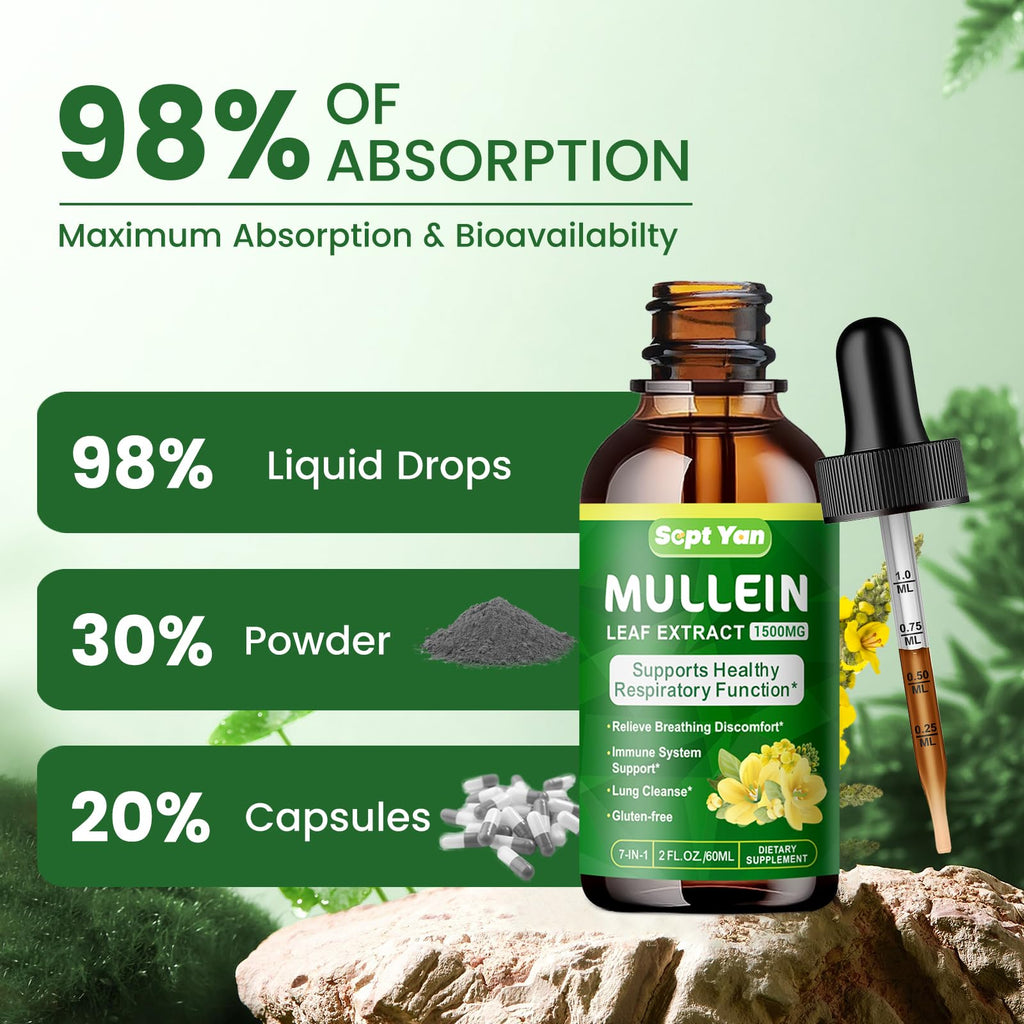 Mullein drops for clear airways